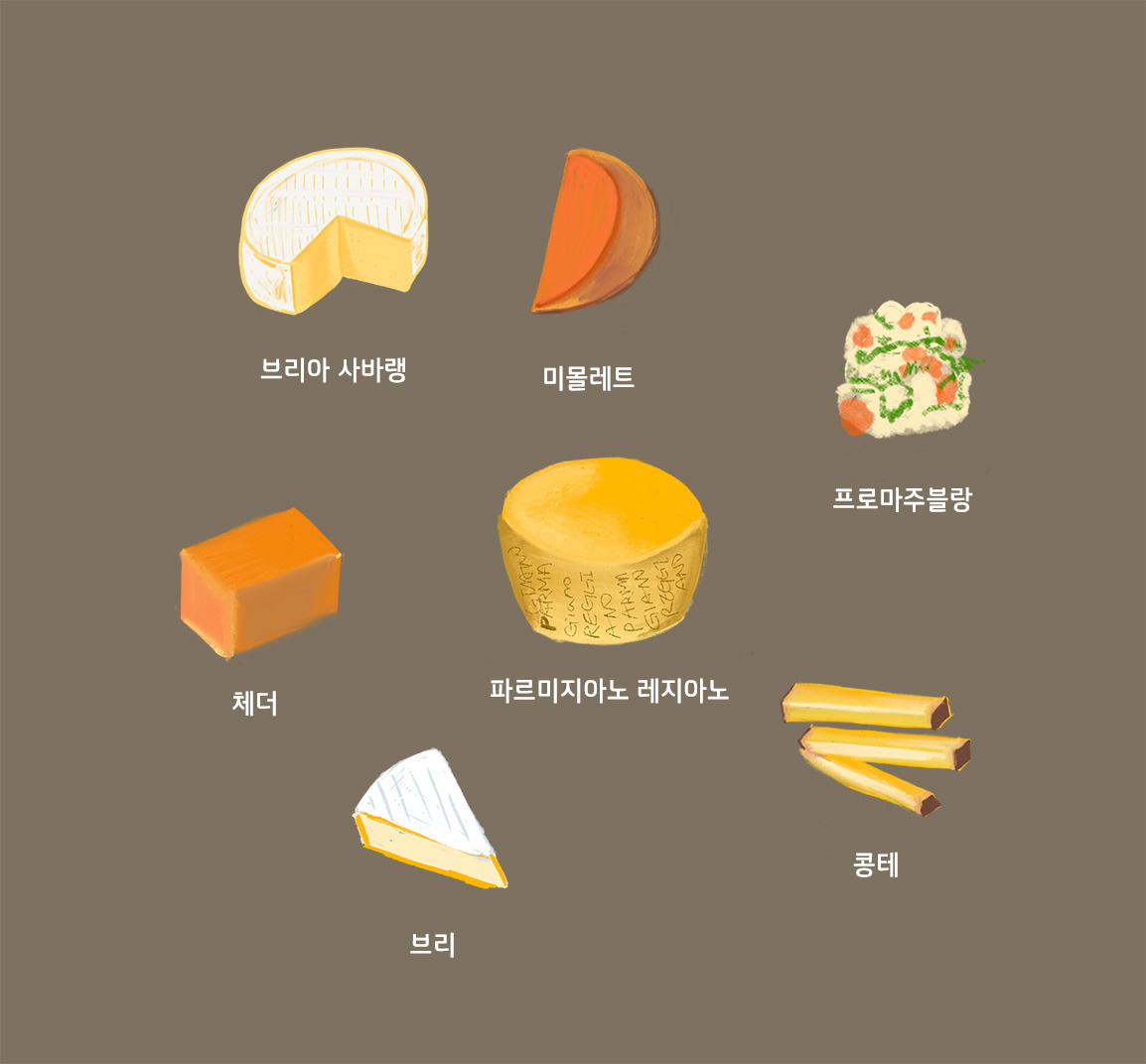 맥주에 어울리는 치즈의 종류