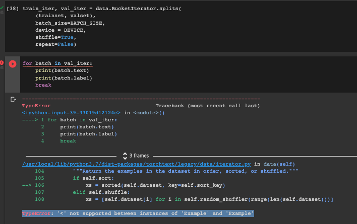 [Error] [Pytorch] TypeError: