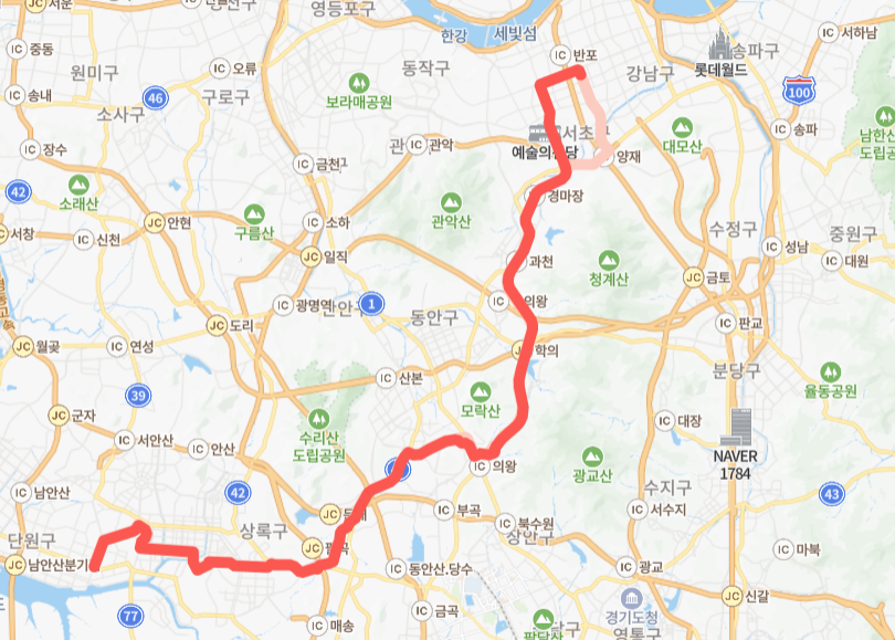 안산 3100번 버스 시간표 노선 첫차 막차 배차간격 확인하기 대중교통