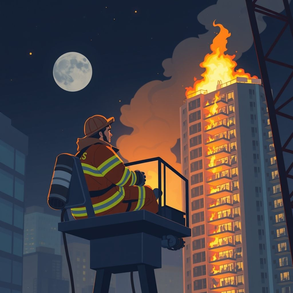 🏢 The Firefighter’s Last Trick :: 소방관의 마지막 묘책 🚒 [YA-Lv.5] [렉사일(Lexile)/AR]