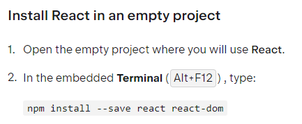 [React.js]cmd 창으로 react프로젝트 옮기기