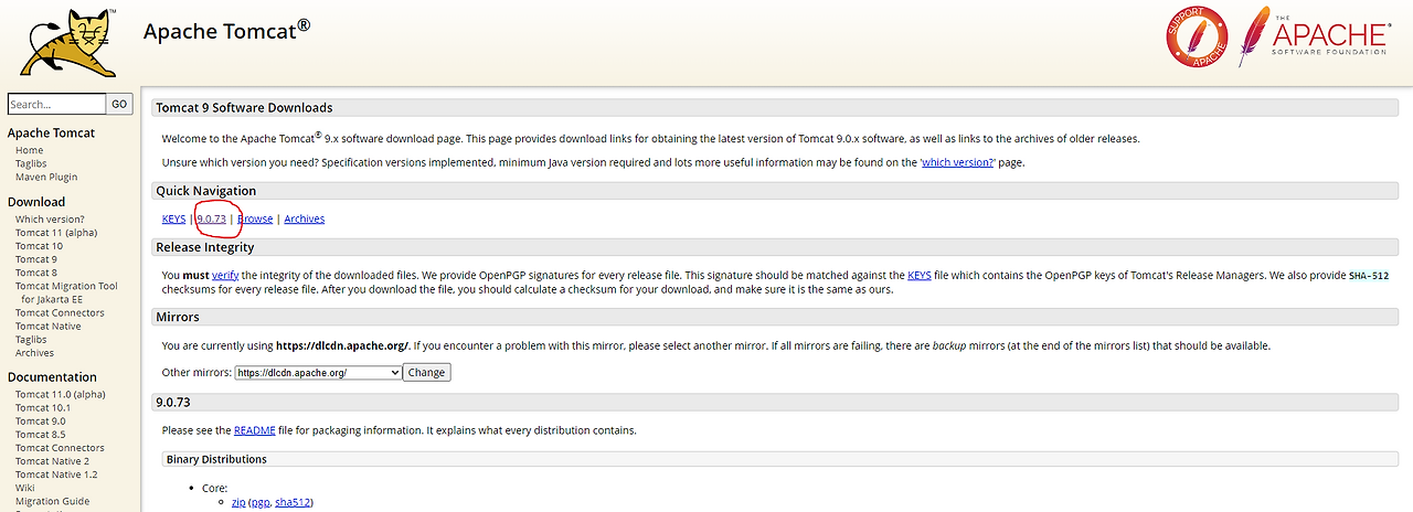 Linux- CentOs Tomcat.9 설치