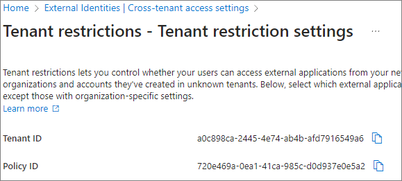 Microsoft Entra ID. Set up tenant restrictions v2 by GPO :: 페푸리의 Office Server 이야기