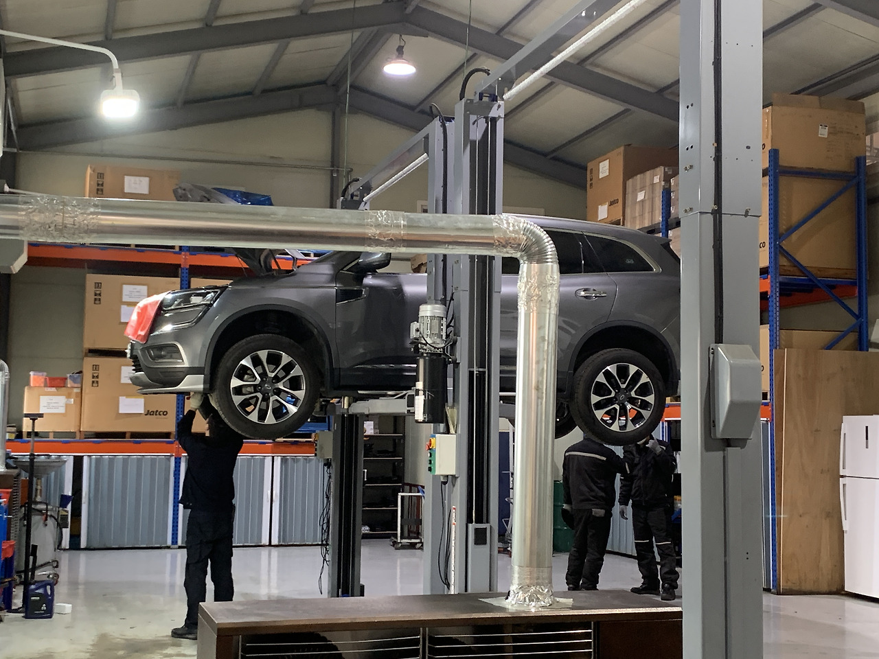 QM6 CVT 미션오일 신성오토에서 교체