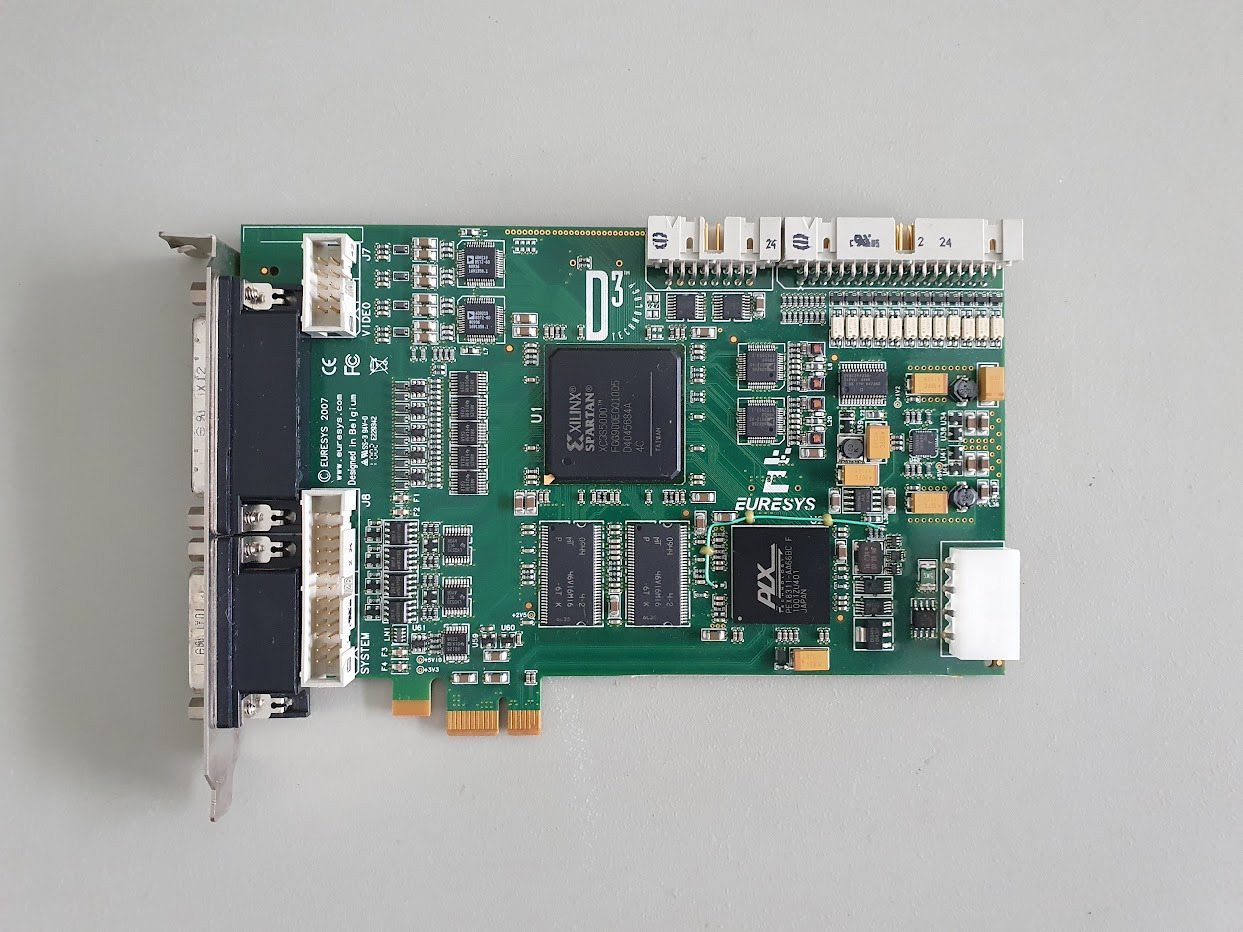 Euresys 2007 Domino Symphony PCIe label/EURESYS D3