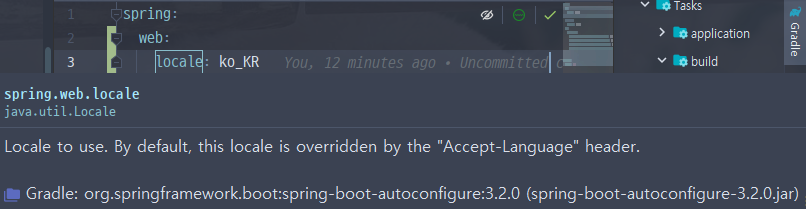 SpringBoot 커스텀 프로퍼티에 대한 문서와 자동완성 ※ Spring Configuration Processor