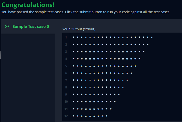 해커랭크(HackerRank) SQL 문제풀이 - Draw The Triangle 1