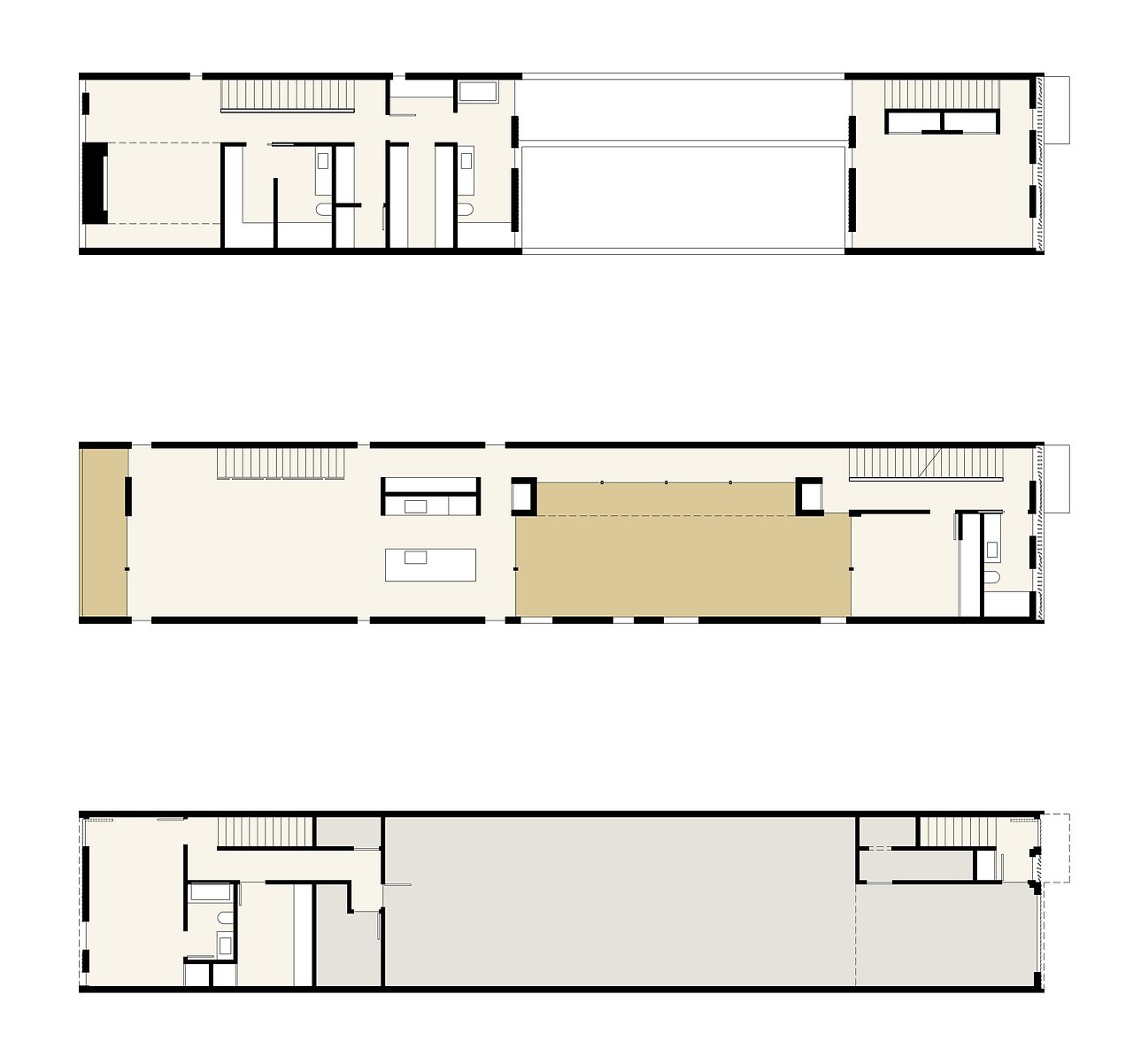 *빛과 그림자의 춤 Johnsen Schmaling "reimagines infill" with Curtain House on ...