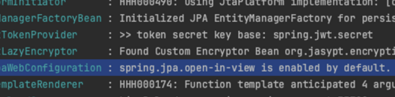JPA OSIV false 설정 :: 기록을 전송