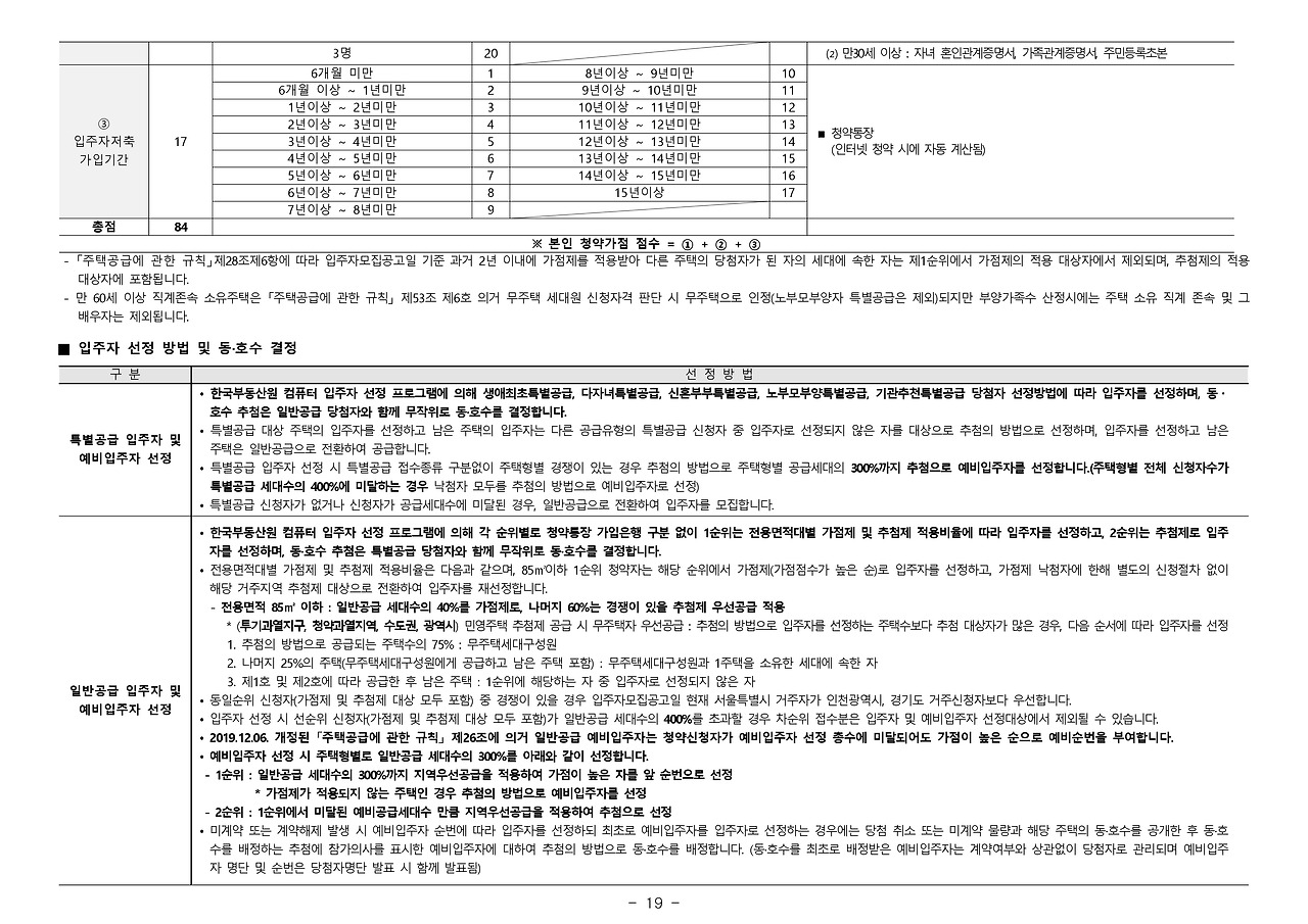 휘경 자이 디센시아 입주자 모집공고 분양일정 평면도 배치도