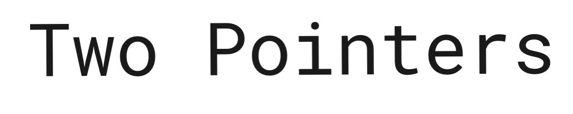 (Algorithm) Two Pointers Technique [투 포인터] :: 코딩수집