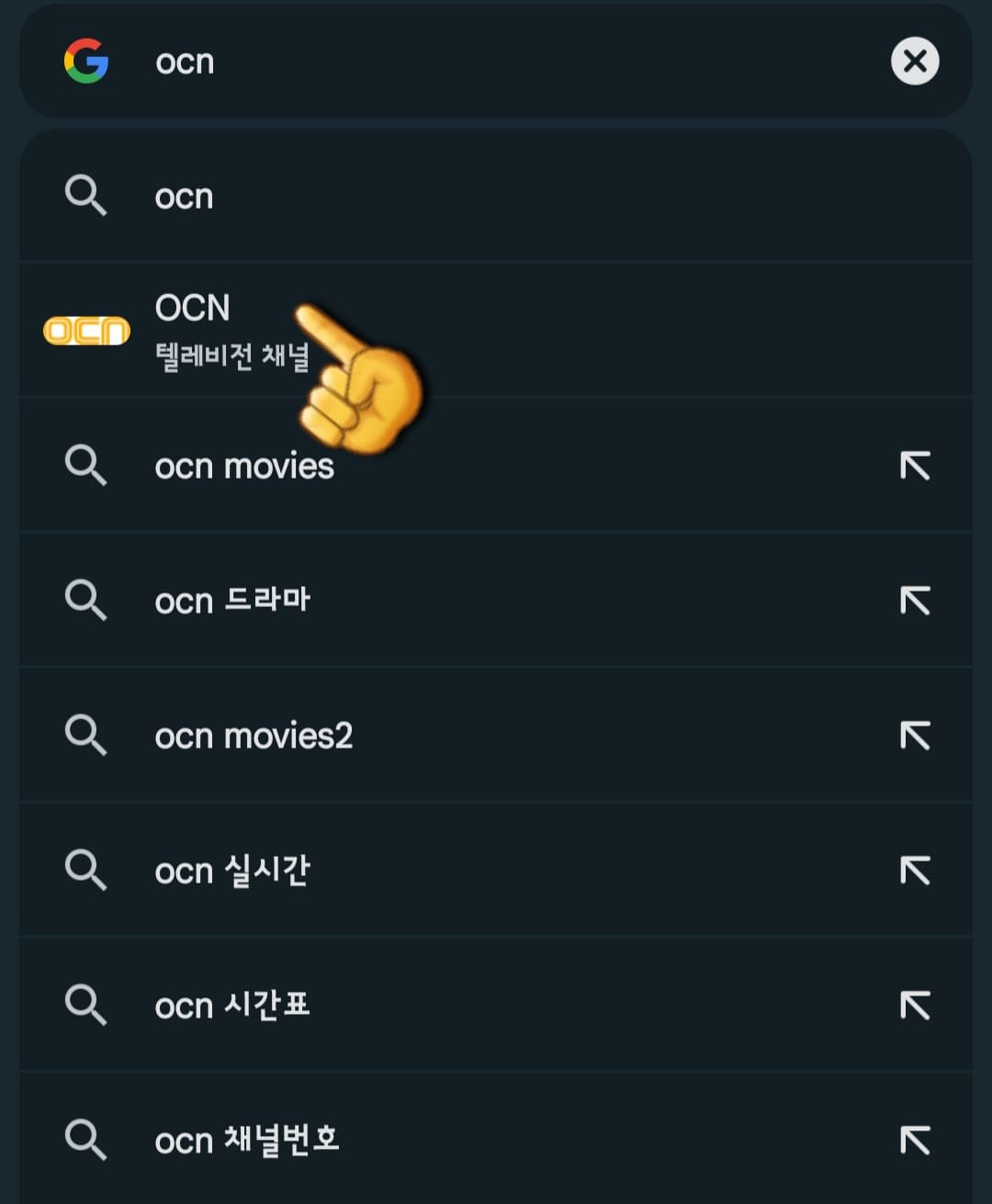 OCN 편성표 알아보기