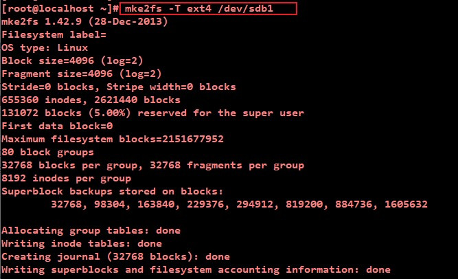[Linux] 파일 시스템 포맷(mkfs, mke2fs) & mount 명령어 ④