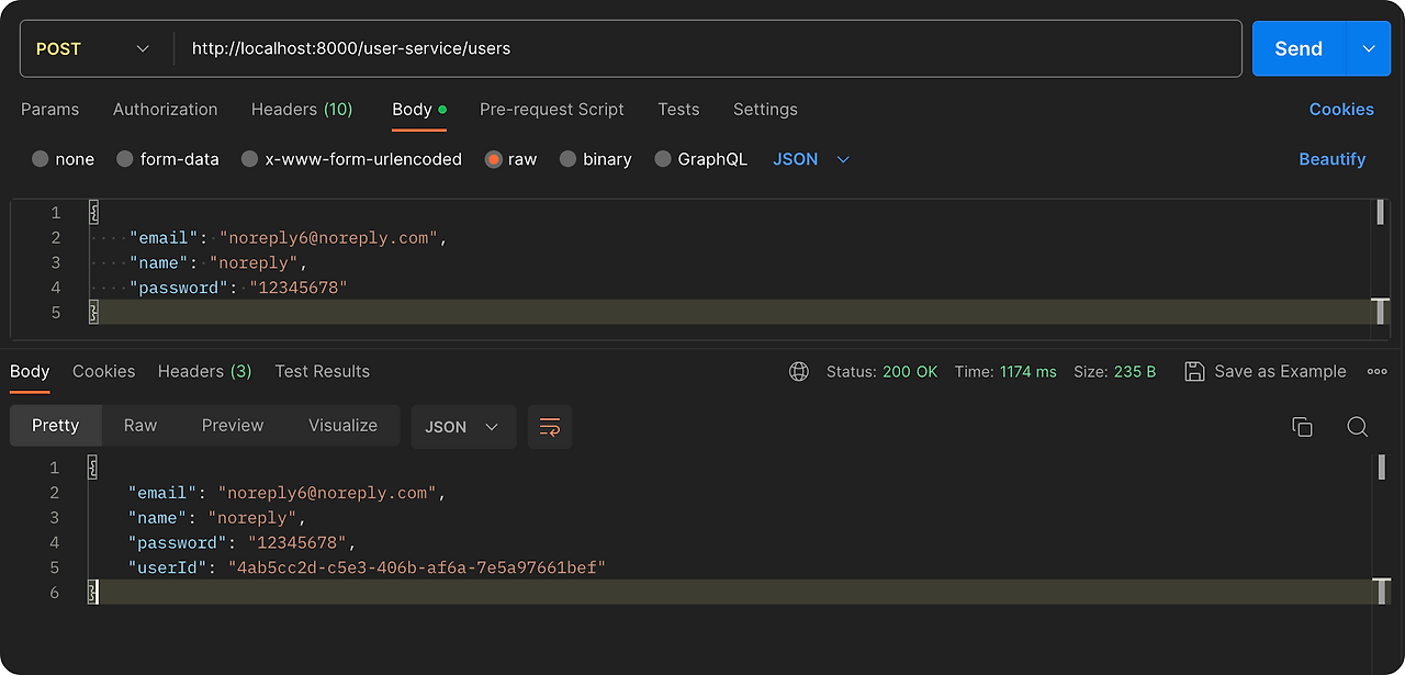 [MSA] Part 9. UserService (Create User)