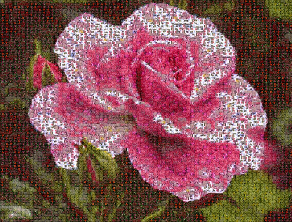 모자이크 사진 만들기, AndreaMosaic 사용법, 수 많은 이미지 타일 이용하여 사진 모자이크 처리