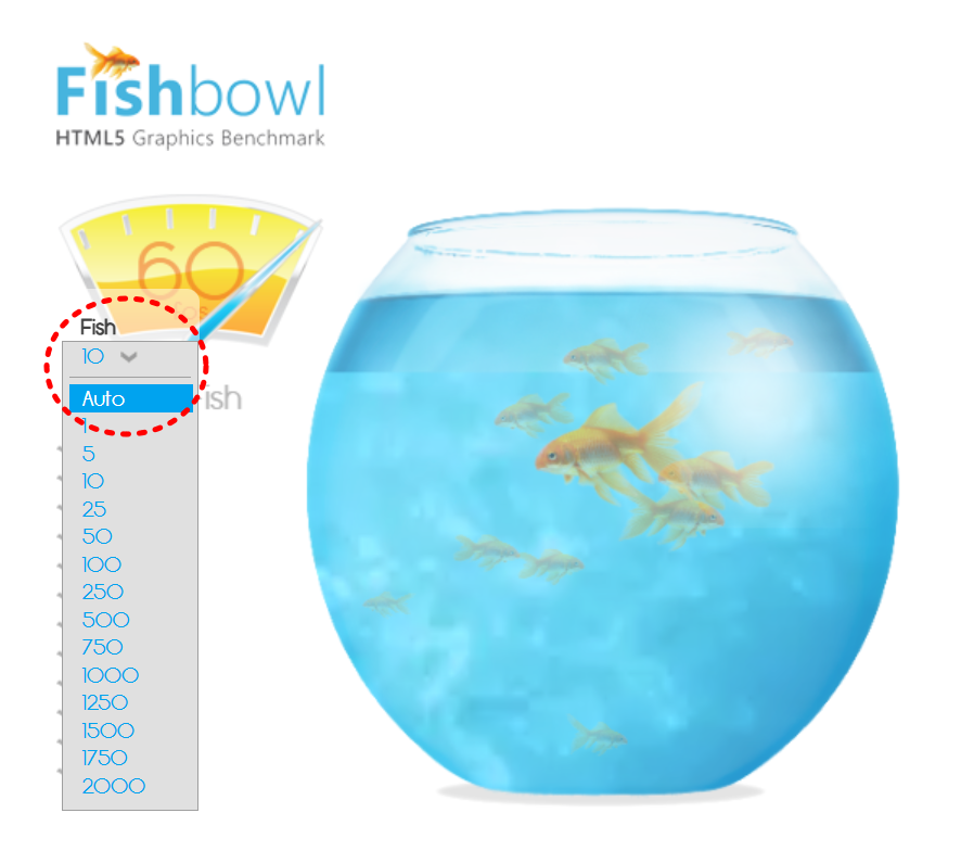 휴대폰 성능 테스트 (물고기로 5초 만에 확인)