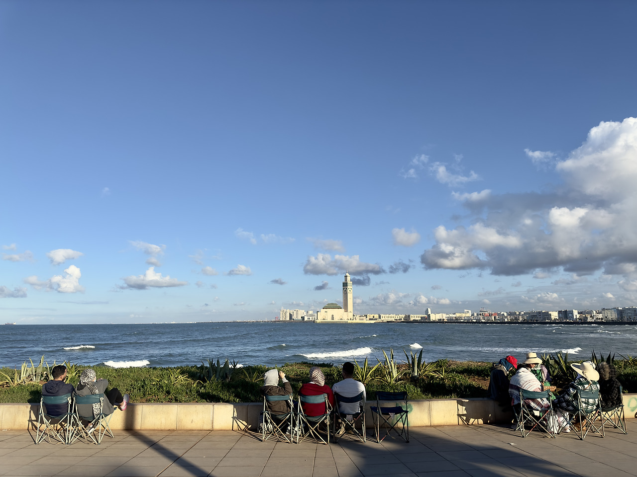 카사블랑카 해안산책로 카사블랑카 등대 카사블랑카 방파제 Hassan Ii Mosque Corniche