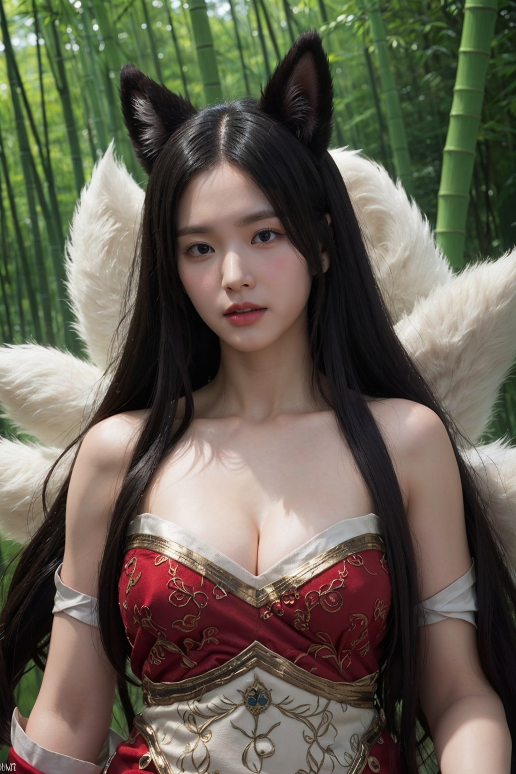 Ai로 그린 만든 롤 리그오브레전드 아리 극실사풍으로 그리기 만들기