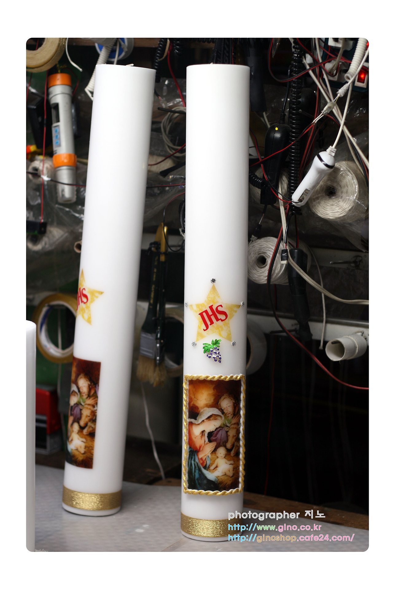 지노캔들gino Art Candle양초를연구하는사람들 2019년 성탄 대림초 대 캔들 양초