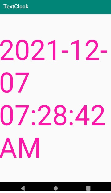 [ Kotlin ] 코틀린 간단한 시계 만들기 TextClock :: BelieveCom
