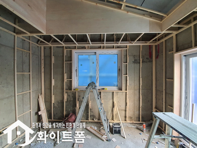 충청북도 청주 신축건물 단열시공 친환경 단열재 화이트폼수성연질폼 수성연질우레탄폼