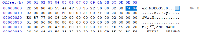 FAT32(File Allocation Table) File System Structure Analysis