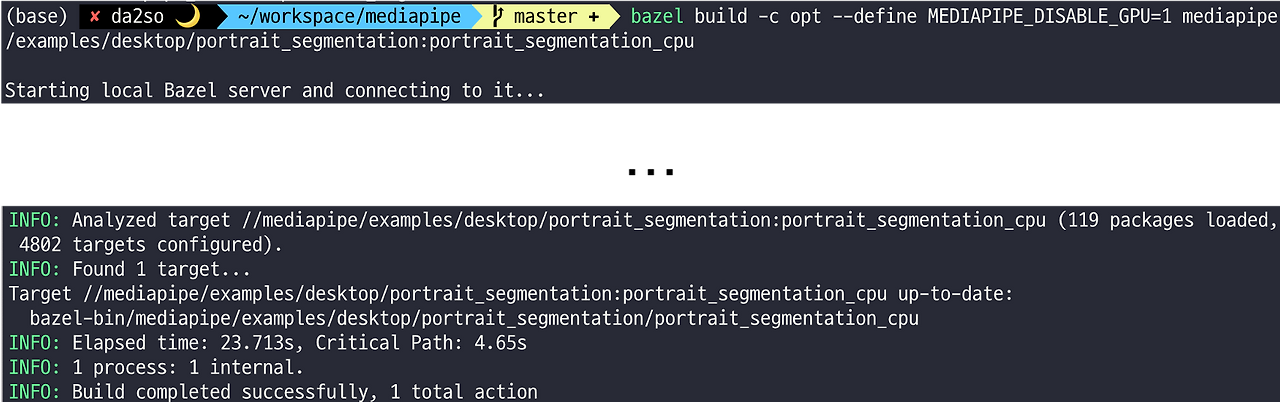 Mediapipe (2) - custom segmentation model with mediapipe — da2so