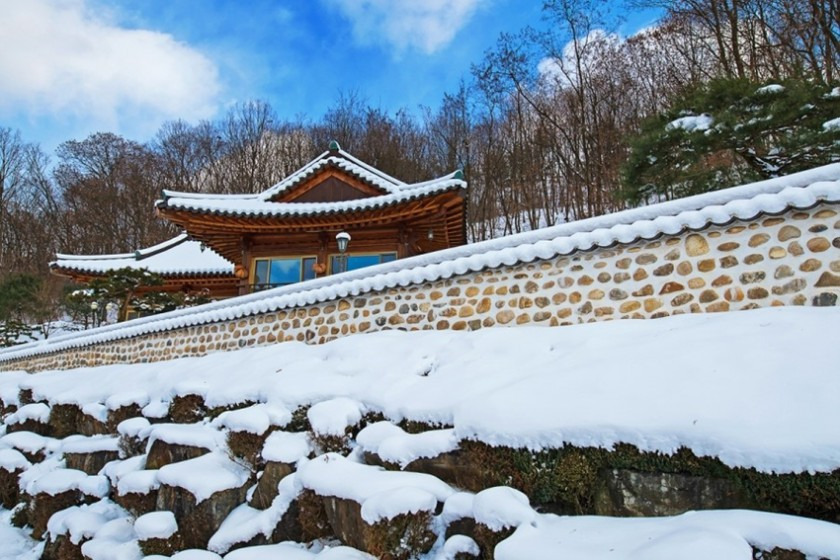 세종시 겨울 풍경 뒤웅박고을 세종전통장류박물관