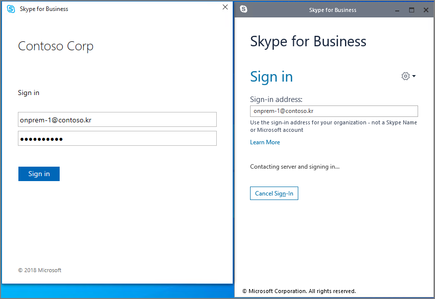 Skype for business Server 2019. Hybrid Modern Authentication (HMA) 설정 ...