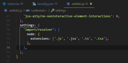 [ESLint] Unable to resolve path to module — ONE LIFE 2 LIVE