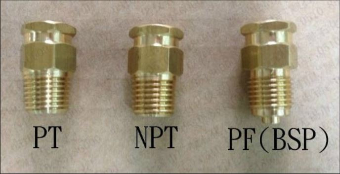 PT, NPT, PF 규격표 규격 설명 및 차이점