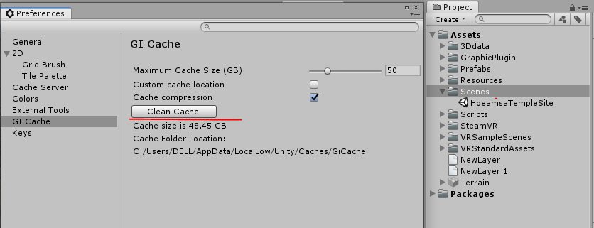Unity_라이트맵 제거 :: CG Operator