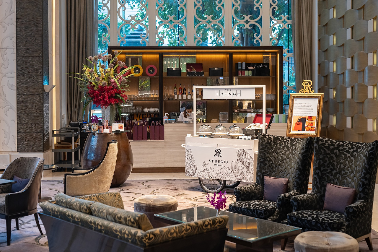 방콕에서 마신 김치 칵테일 더 세인트 레지스 방콕호텔the St Regis Bangkok 라운지 바 조식
