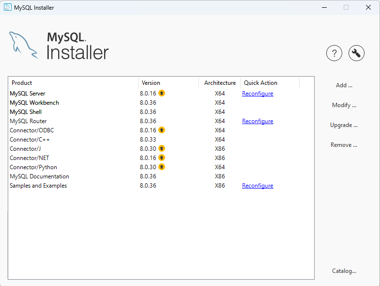 [MySQL] MySQL Installer를 활용해 버전 관리하기