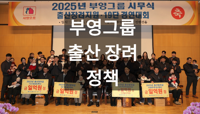 부영그룹 출산 장려 정책 둘째 낳아 또 1억원 대한민국 출산율 반등의 희망