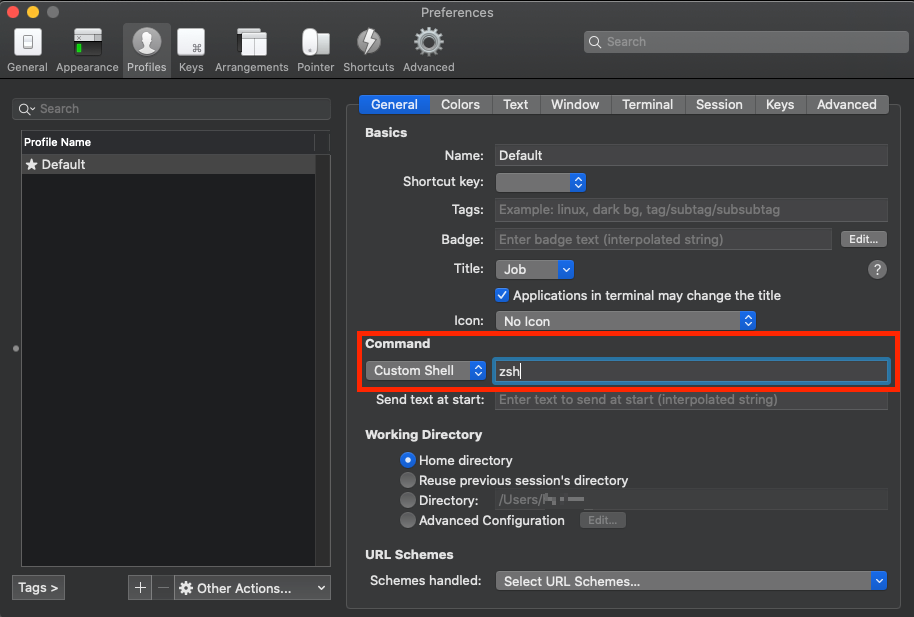 [Linux] iterm2 터미널과 쉘 기본 설정, zsh에 대하여