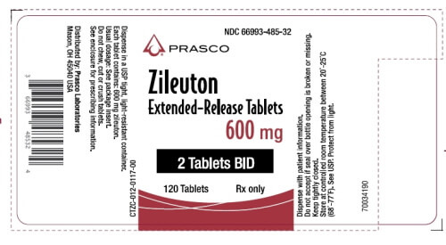 의학용어 성분명 zileuton 질루톤 = 상품명 Zyflo 자이플로