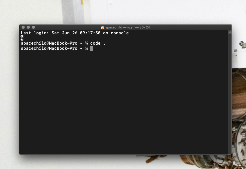 [VSC] MacOS, 터미널에서 Visual Studio Code 실행하기 (code . 명령어가 제대로 작동되지 않을 때)