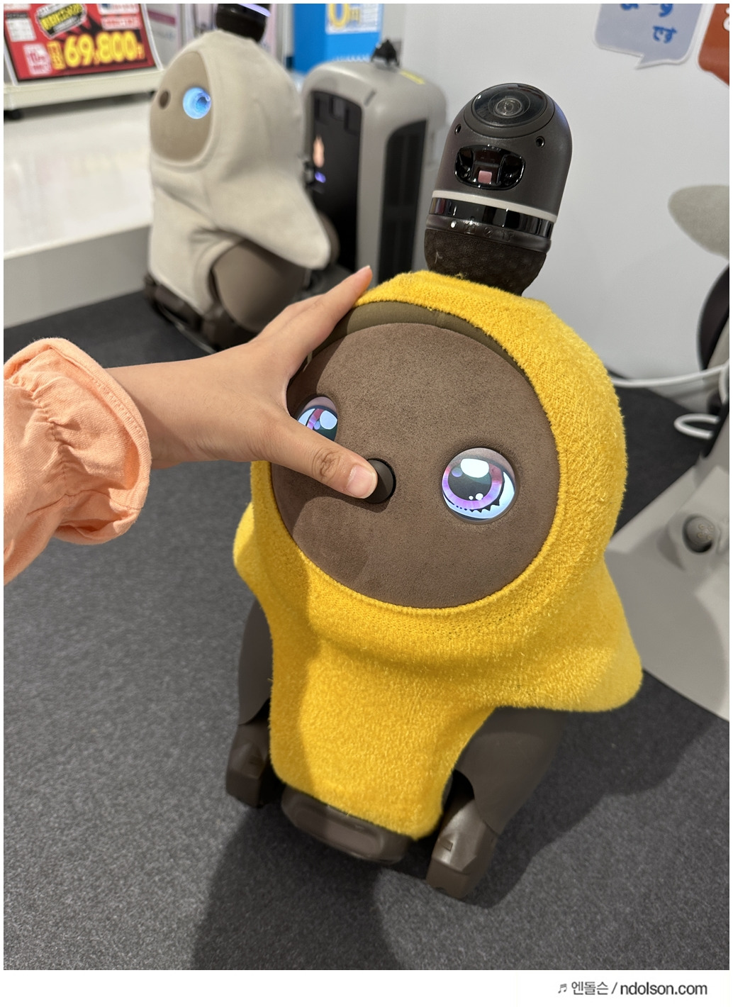 일본 AI인공지능 애완로봇 러봇(LOVOT) 오키나와 이온몰 매장에서 만났네요!