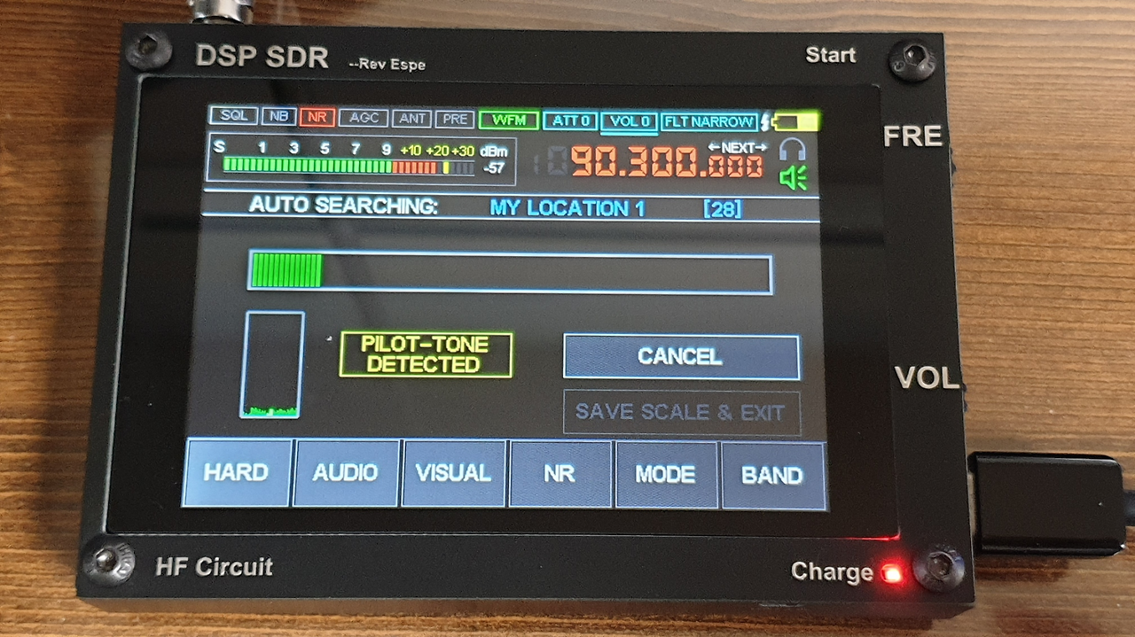 🛒 휴대용 DSP SDR 수신기 50kHz~2GHz (2021년형)