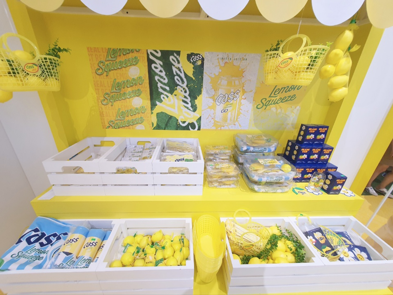 카스 레몬 스퀴즈 팝업스토어 무더운 여름 시원한 맥주 어떠세요🍋