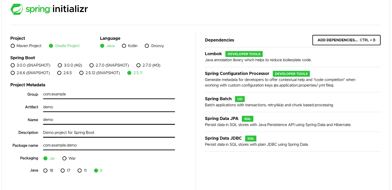 [Spring Batch] 스프링 배치로 Hello, World 실행하기 예제 (tasklet 사용)