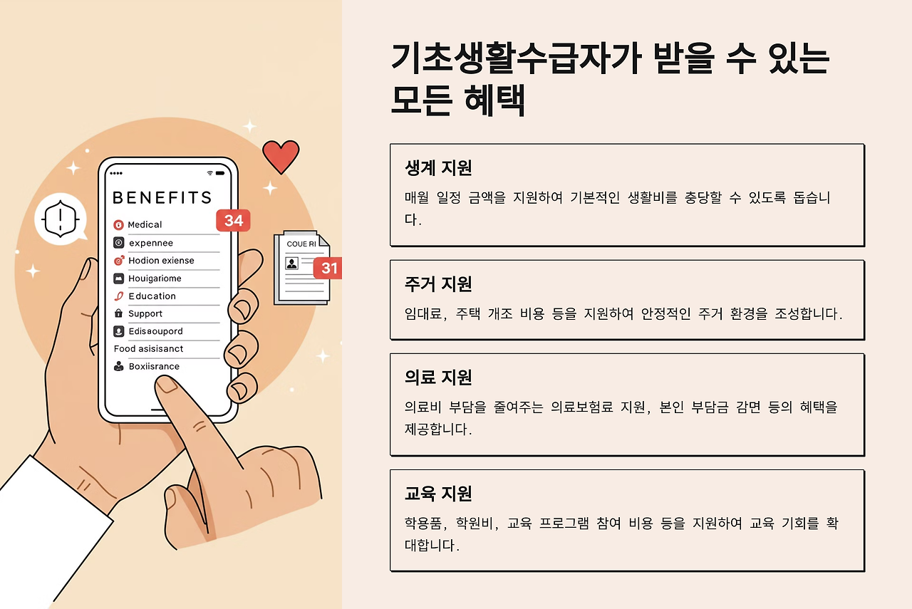 2025년 기초생활수급자 신청 방법 총정리