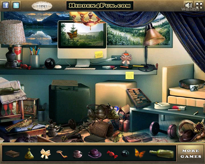 Hidden4Fun 숨은그림찾기 - Professor's Diary - 플래시게임 | 와플래시 게임 아카이브