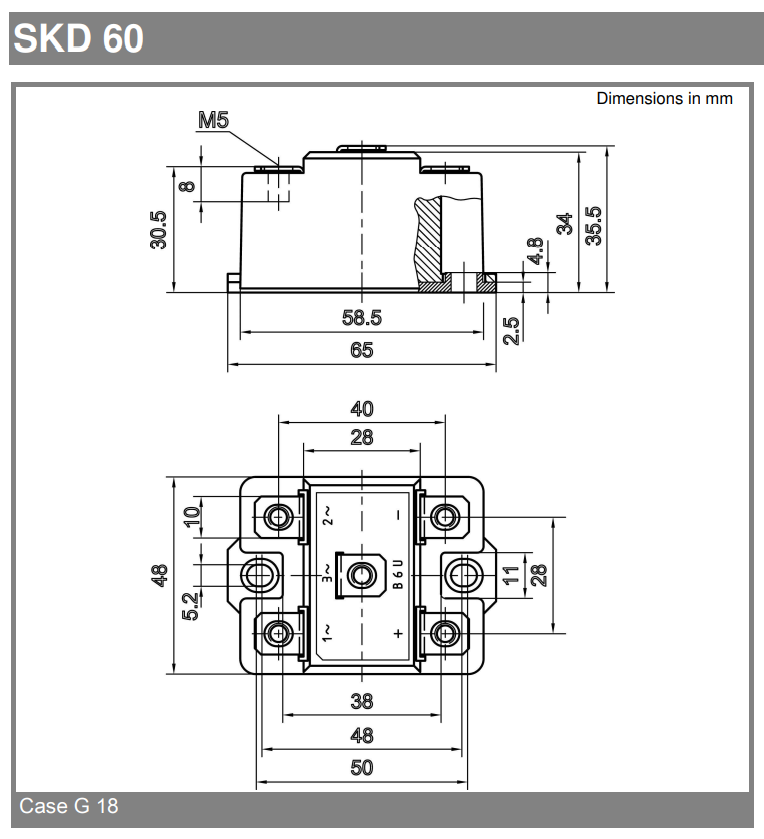 SKD60/16 세미크론 제품 판매