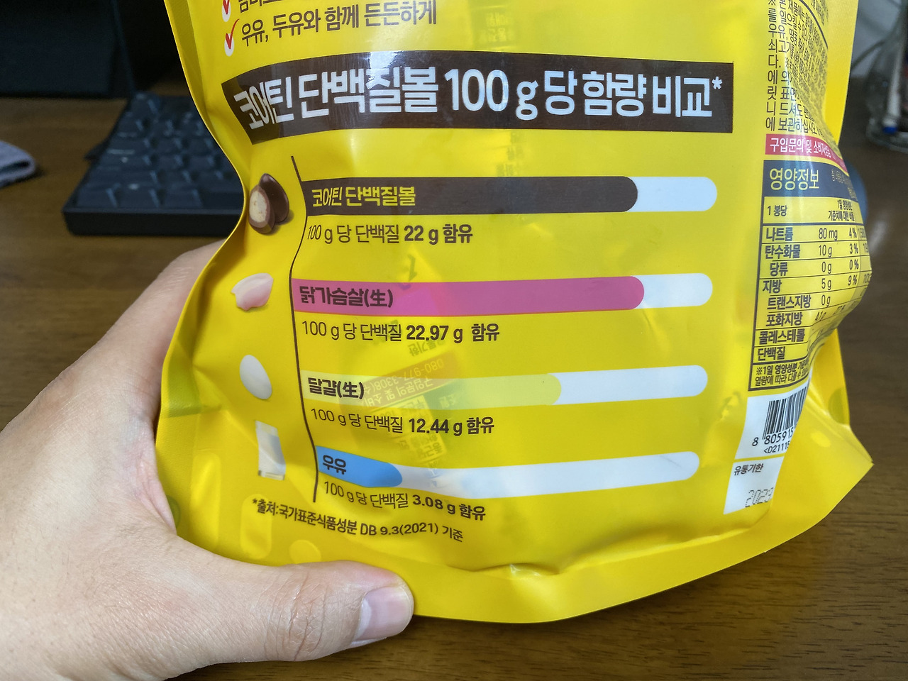 코스트코 종근당건강 코어틴 단백질볼 프로틴 과자