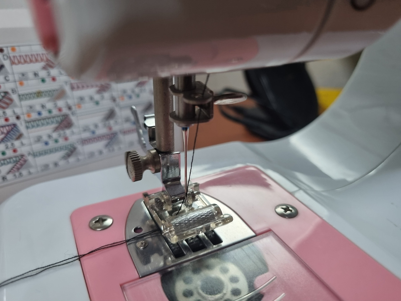 [미싱] 혼스 재봉틀 고장 A/S, hssm-1201(땀 뜨는 현상)