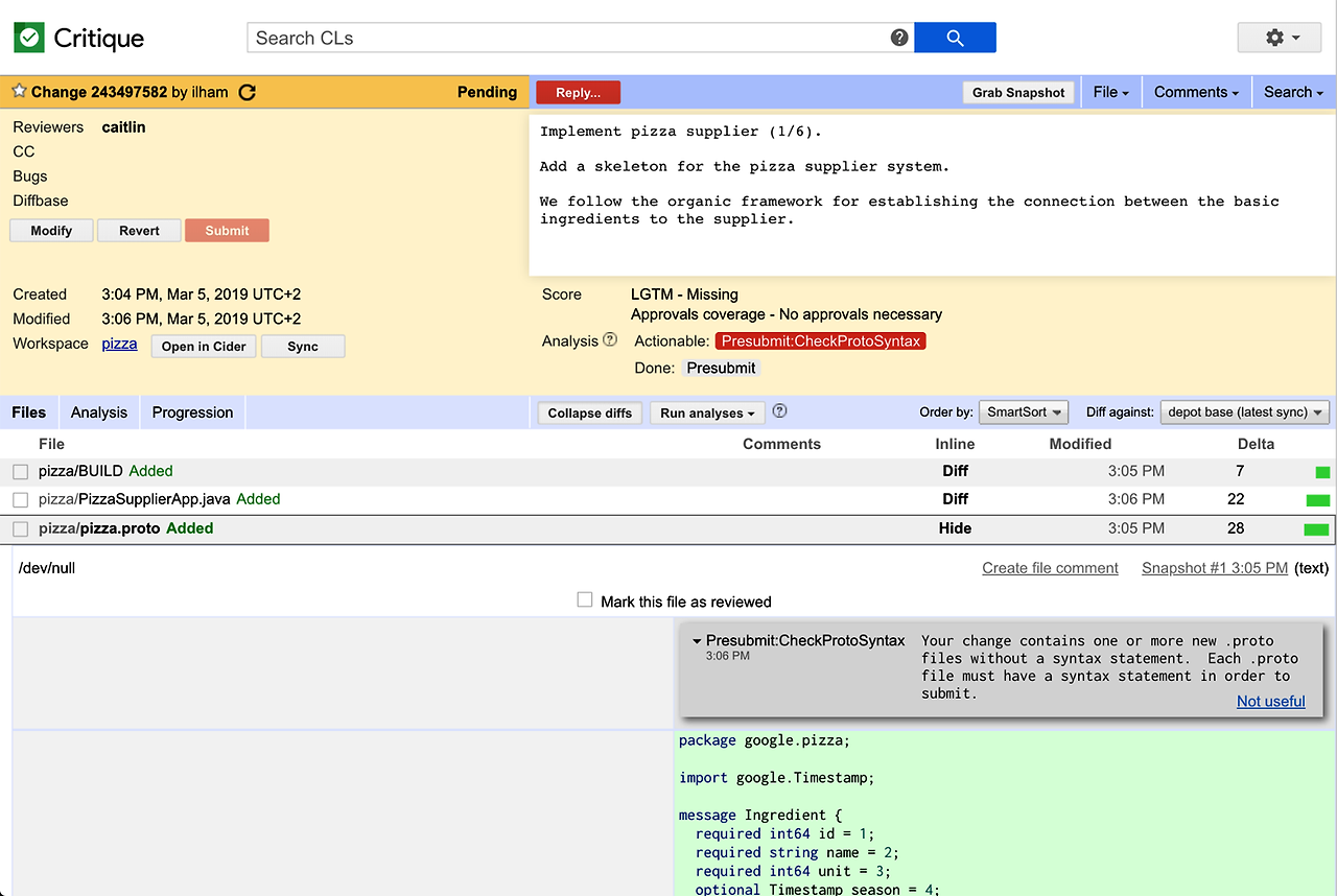 Code Review Flow - Software Engineering at Google