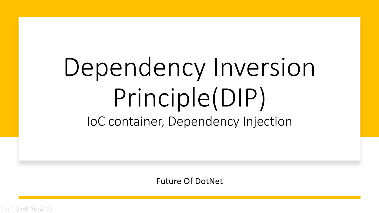Dependency Inversion Principle(DIP) - 의존성 역전 원칙 part1