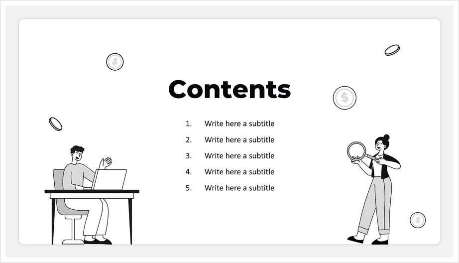 노션notion 테마 파워포인트 템플릿 Ppt 심플한 Ppt 양식 네 가지 추천